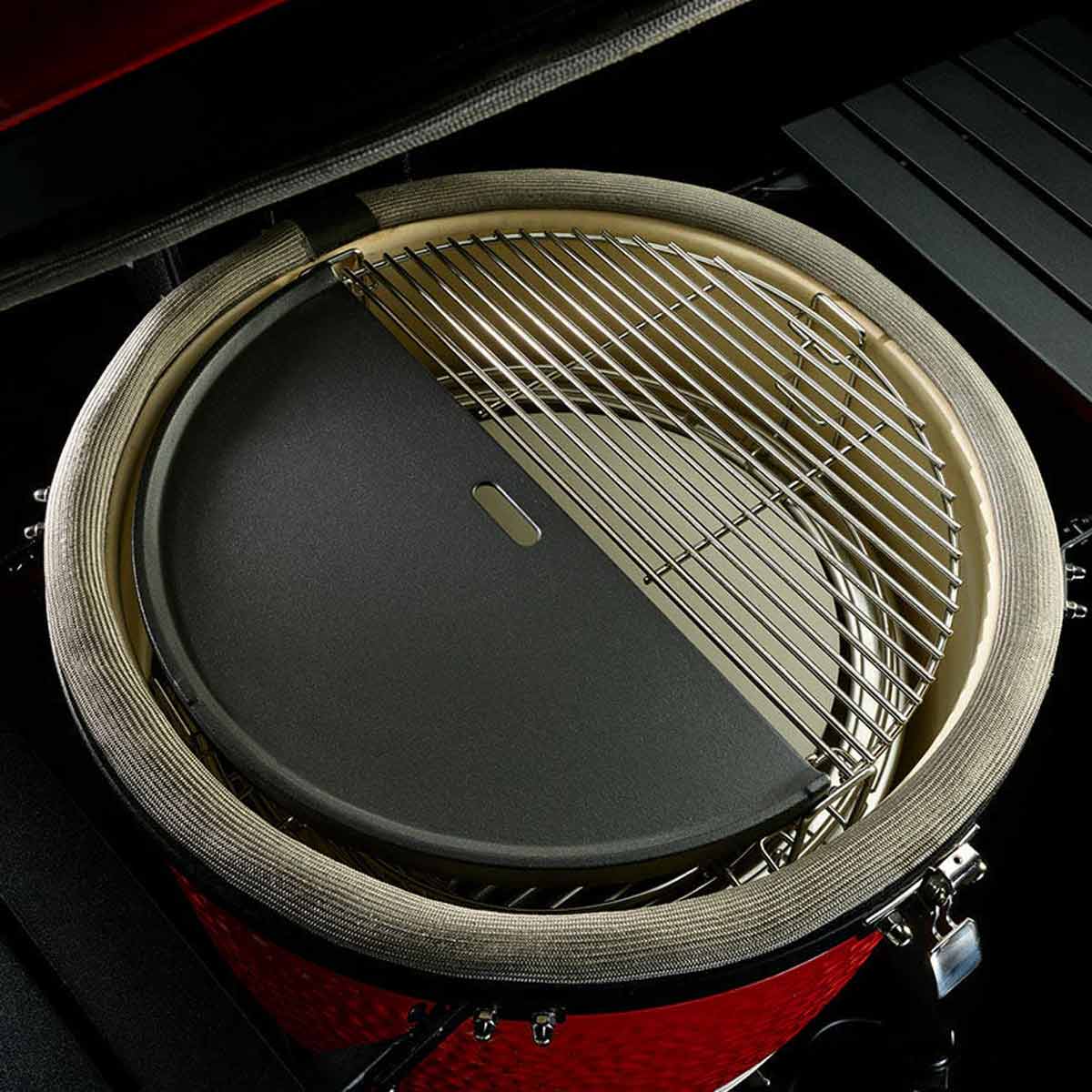 Half Moon Cast Iron Reversible Griddle - Classic Joe